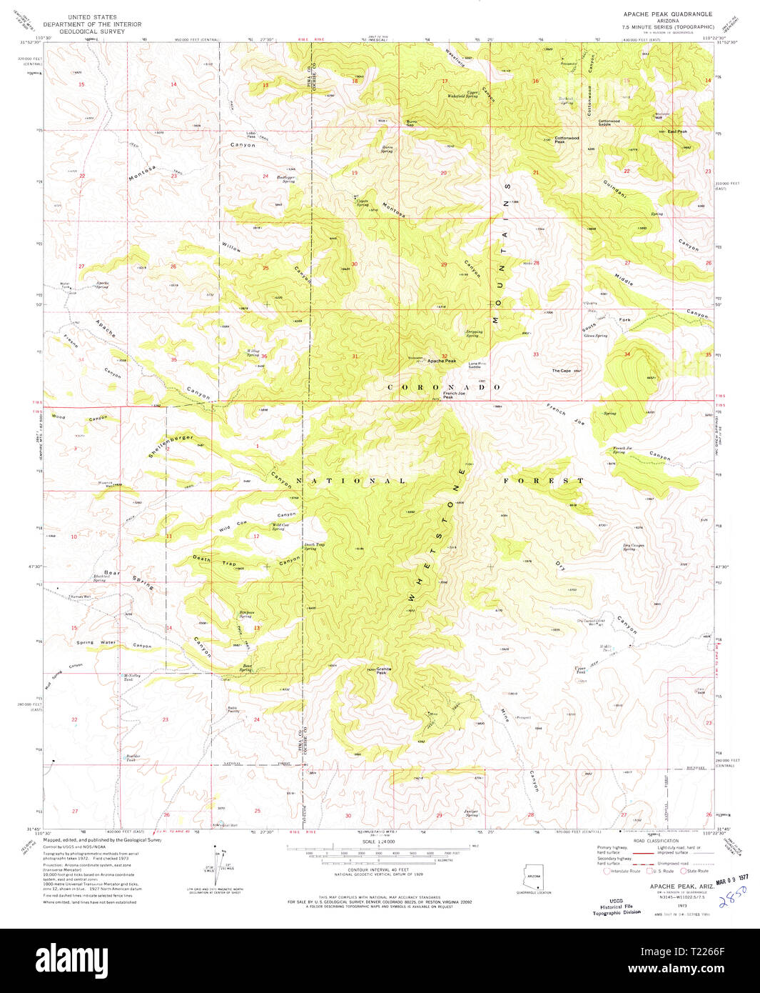 Apache map Cut Out Stock Images & Pictures - Alamy