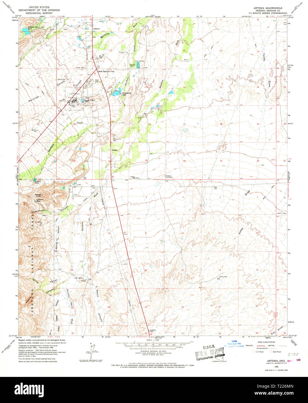 Map of artesia hi-res stock photography and images - Alamy