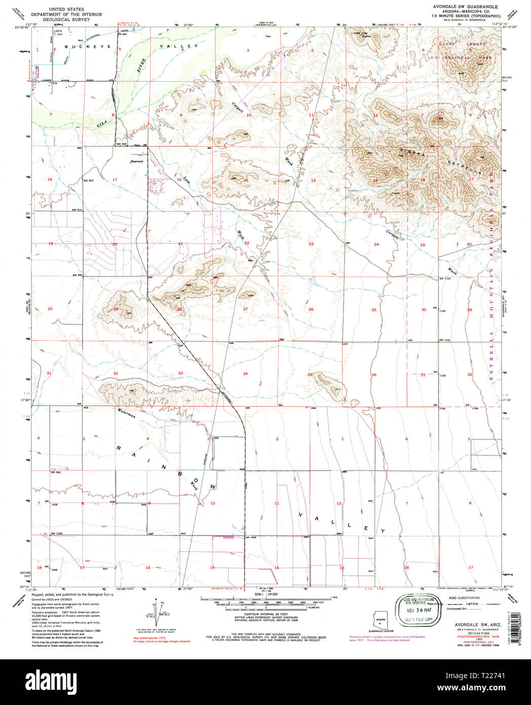 Map of avondale Cut Out Stock Images & Pictures - Alamy
