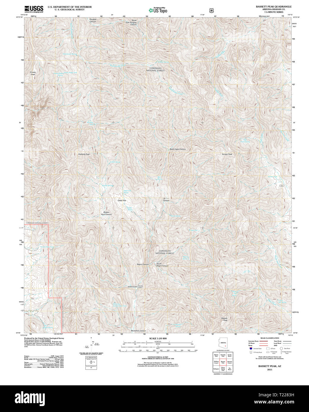 Map of bassett hi-res stock photography and images - Alamy