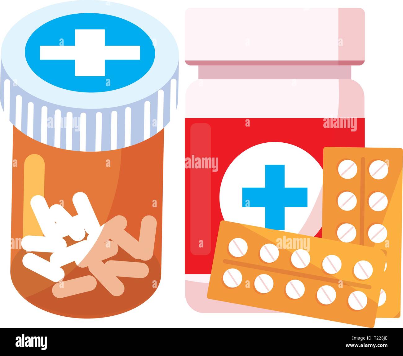 Medicine Set Drugs Icons Vector Illustration Design Stock Vector Image 3659