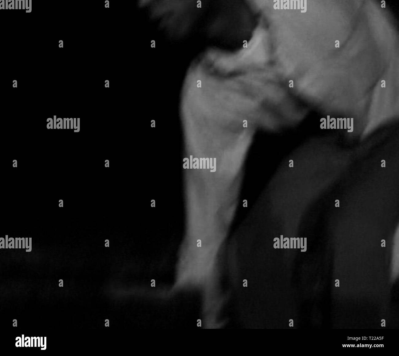 Scary screen Black and White Stock Photos & Images - Alamy