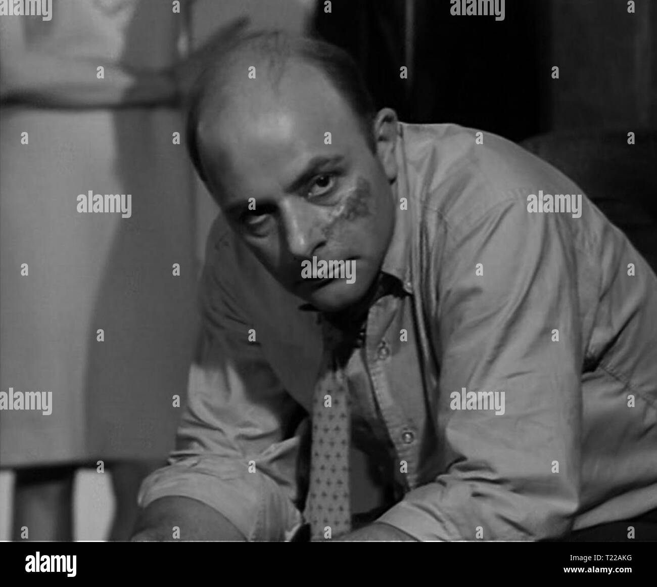 Scary screen Black and White Stock Photos & Images - Alamy
