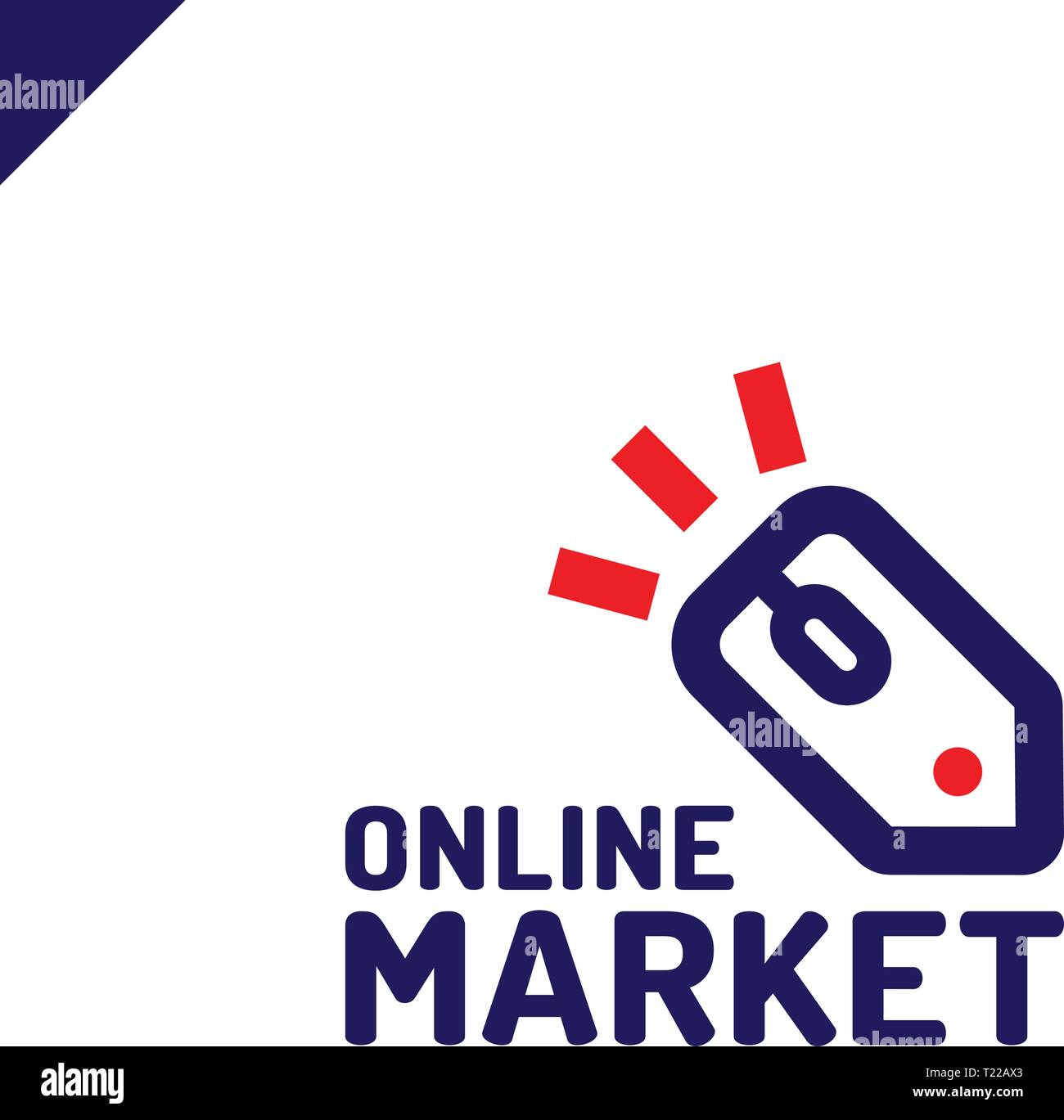 E store logo concept mouse click and shop tag Stock Vector Image & Art ...