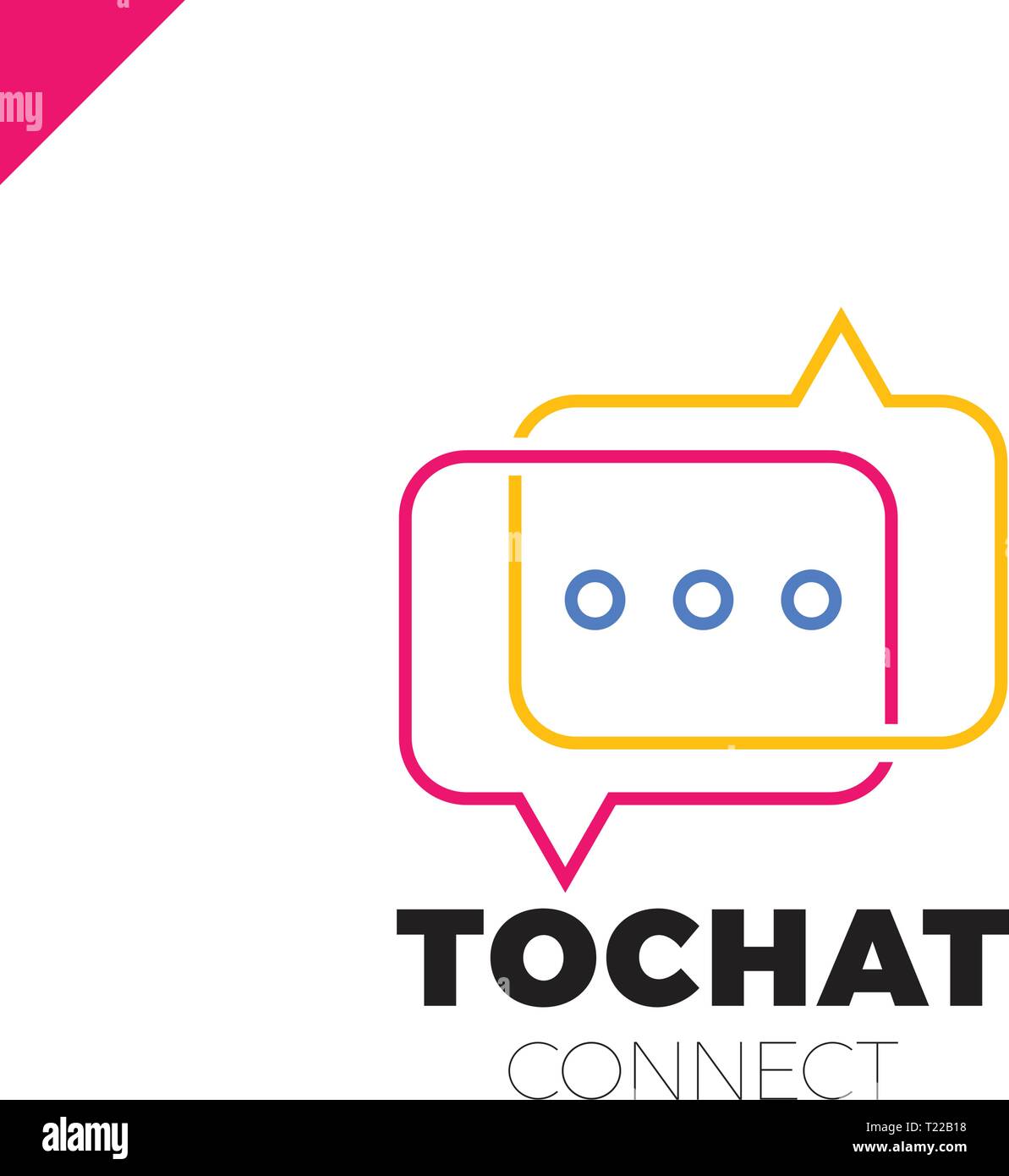 Three chat speech message Stock Vector Images - Alamy