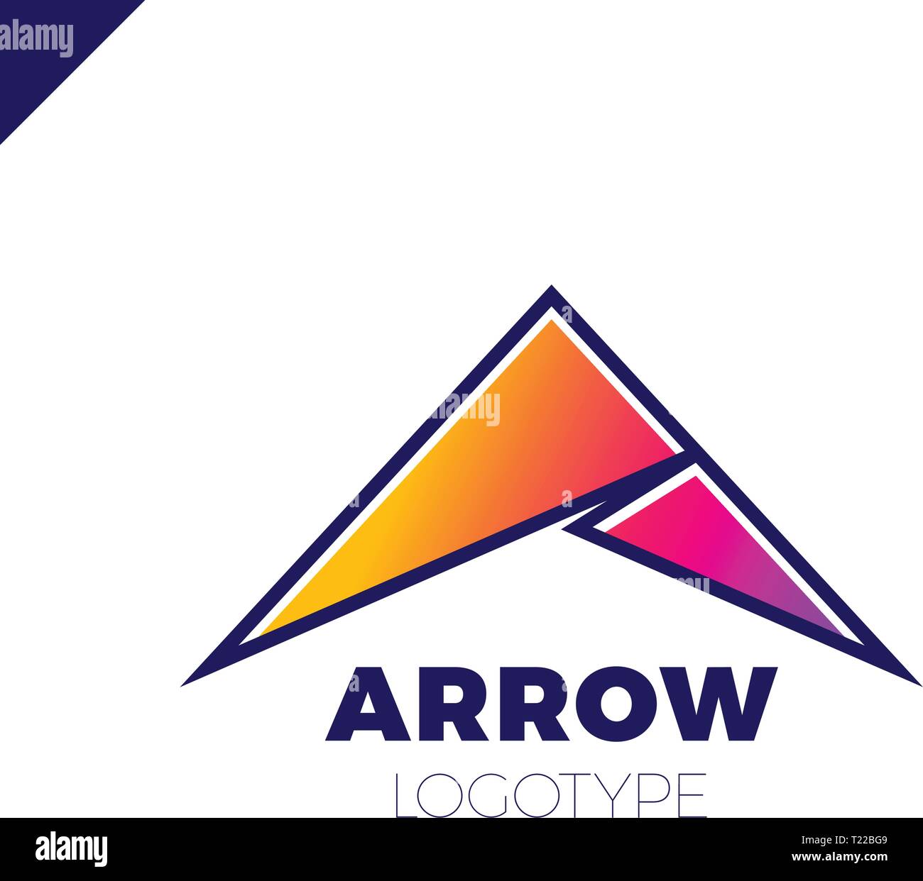 Abstract arrow icon, logo design template. corporate, identity, company ...