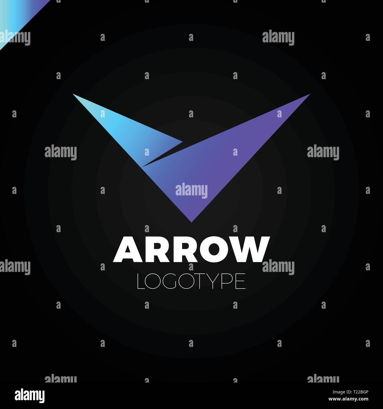 Abstract arrow icon, logo design template. corporate, identity, company ...