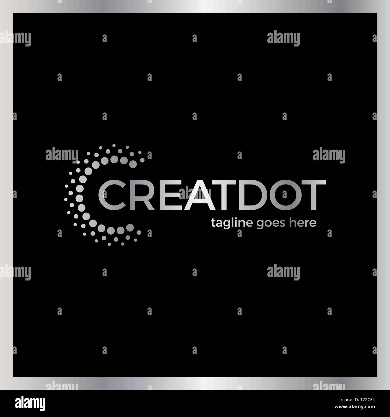 Clever logo. Creative logo. Dots logo. Point logo. Colorful logo ...