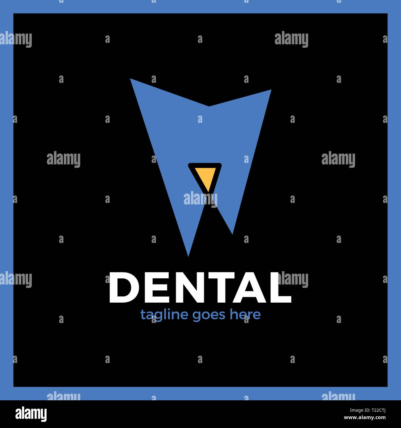 Teeth Dental Line Logotype Stock Vector Image & Art - Alamy