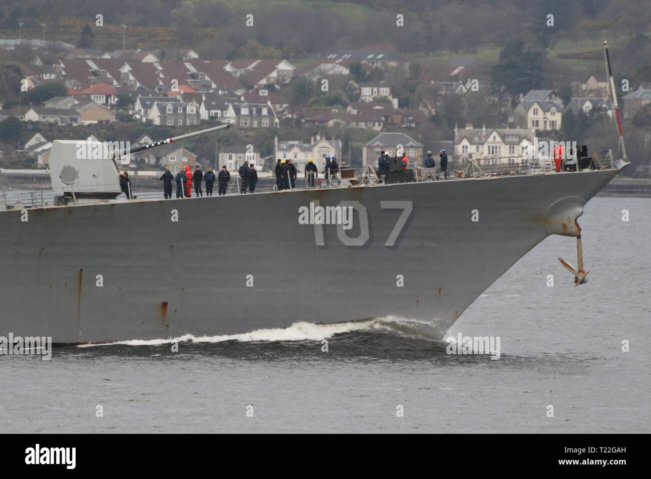 USS Gravely (DDG-107), an Arleigh Burke-class destroyer (Flight IIA ...