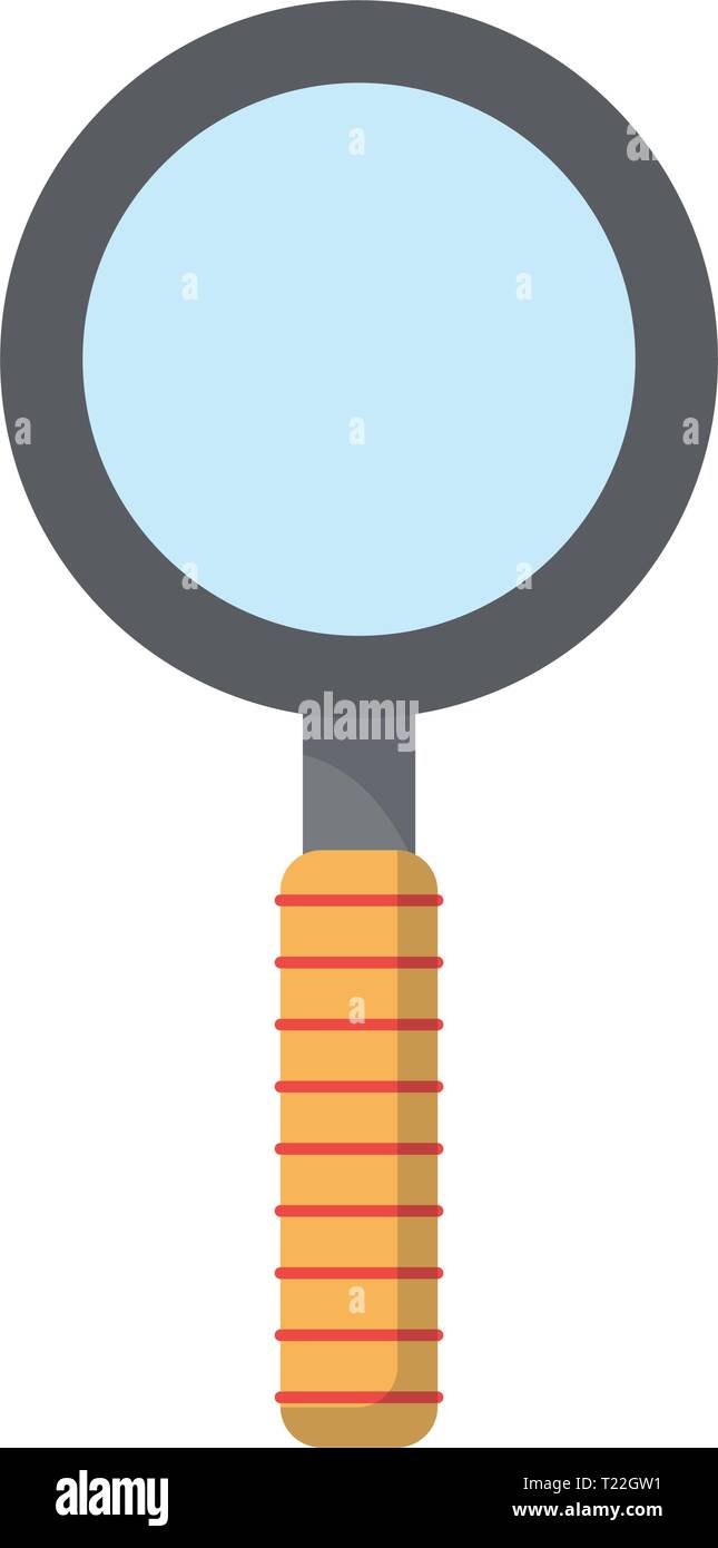 Magnifying glass symbol isolated Stock Vector Image & Art - Alamy