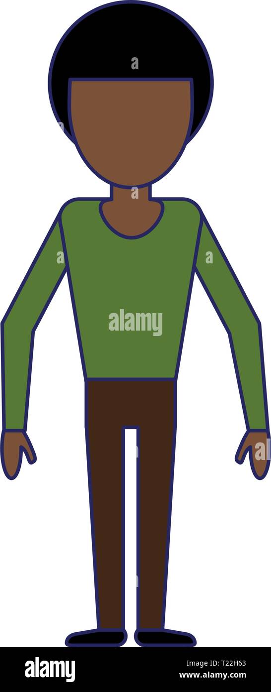 Man with casual clothes cartoon Stock Vector Image & Art - Alamy