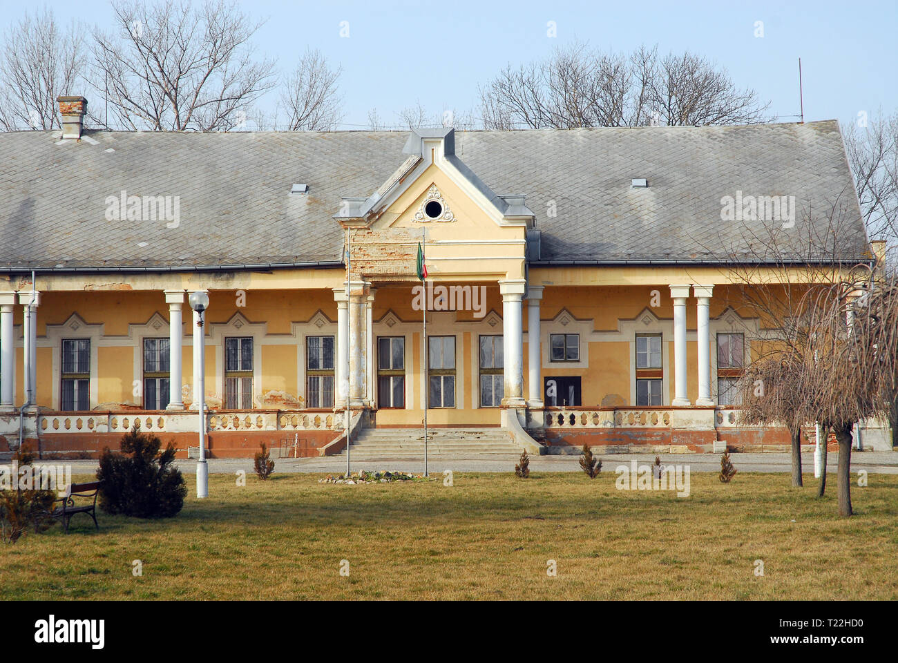 19th century Zichy mansion, Zichiújfalu, Hungary. 19 szazadi Zichy ...