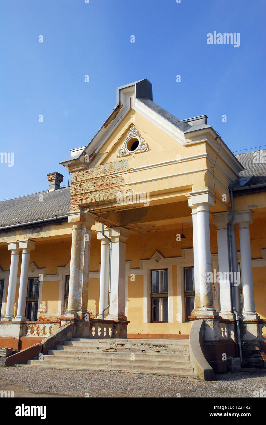 19th century Zichy mansion, Zichiújfalu, Hungary. 19 szazadi Zichy ...