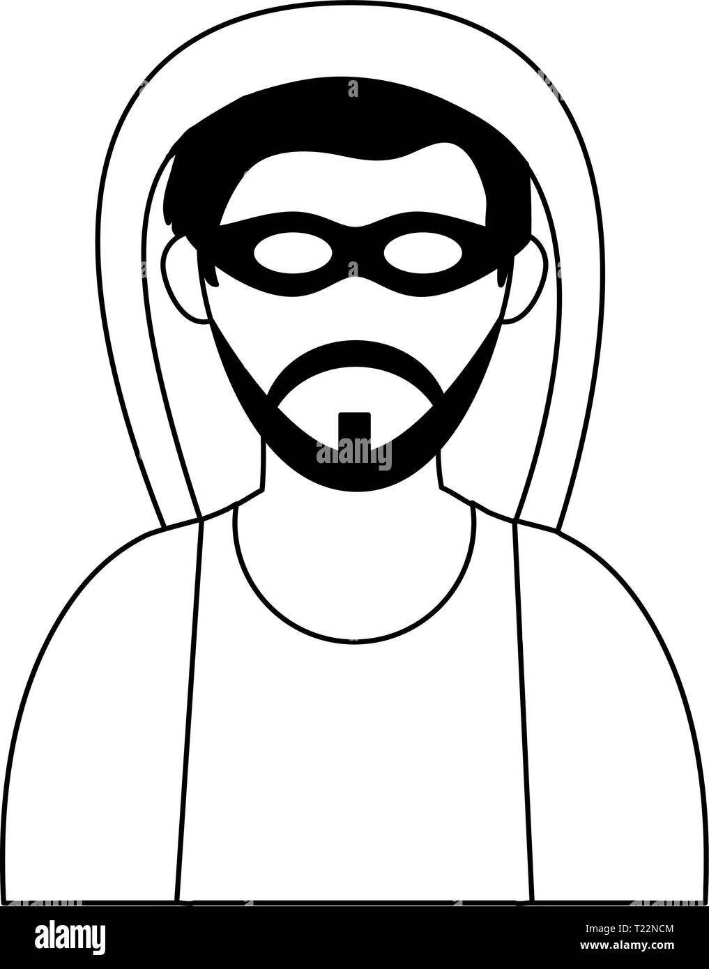 Hacker computer avatar character hi-res stock photography and images - Alamy