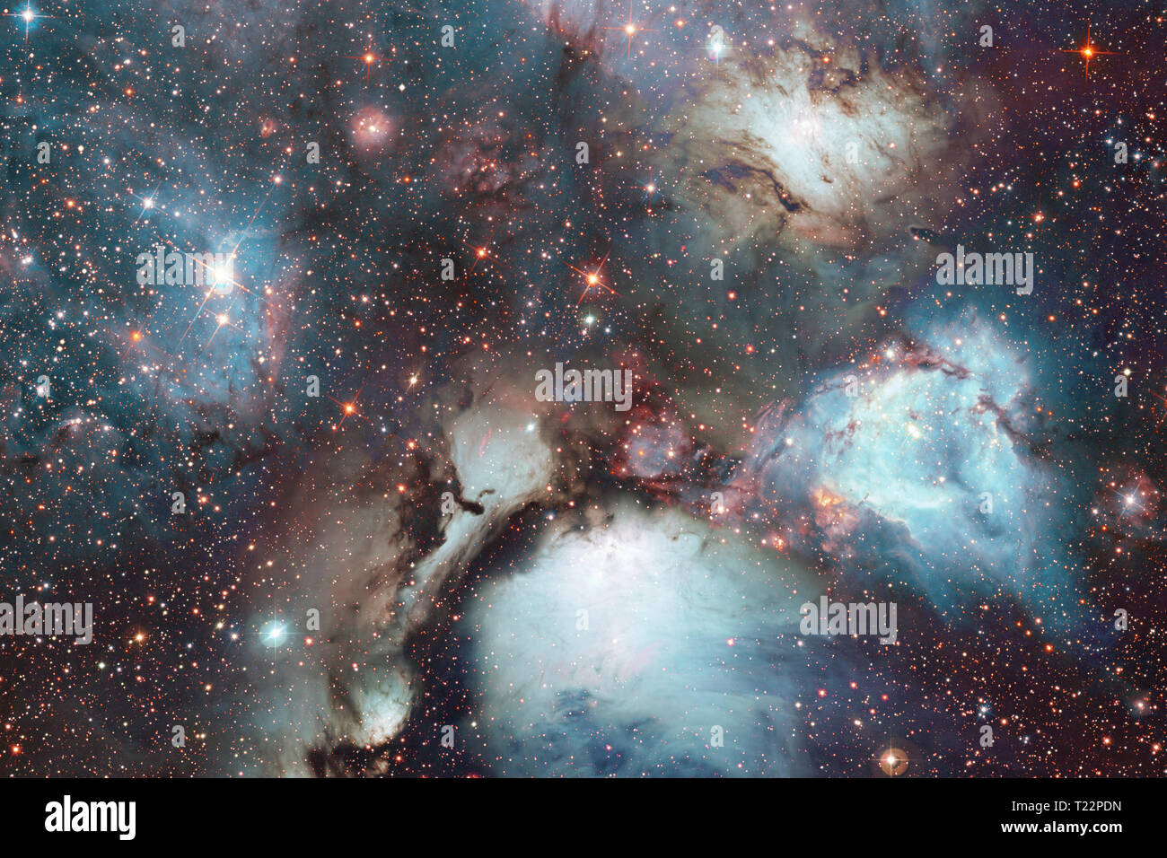 Beautiful space background. Cosmoc art. Elements of this image ...
