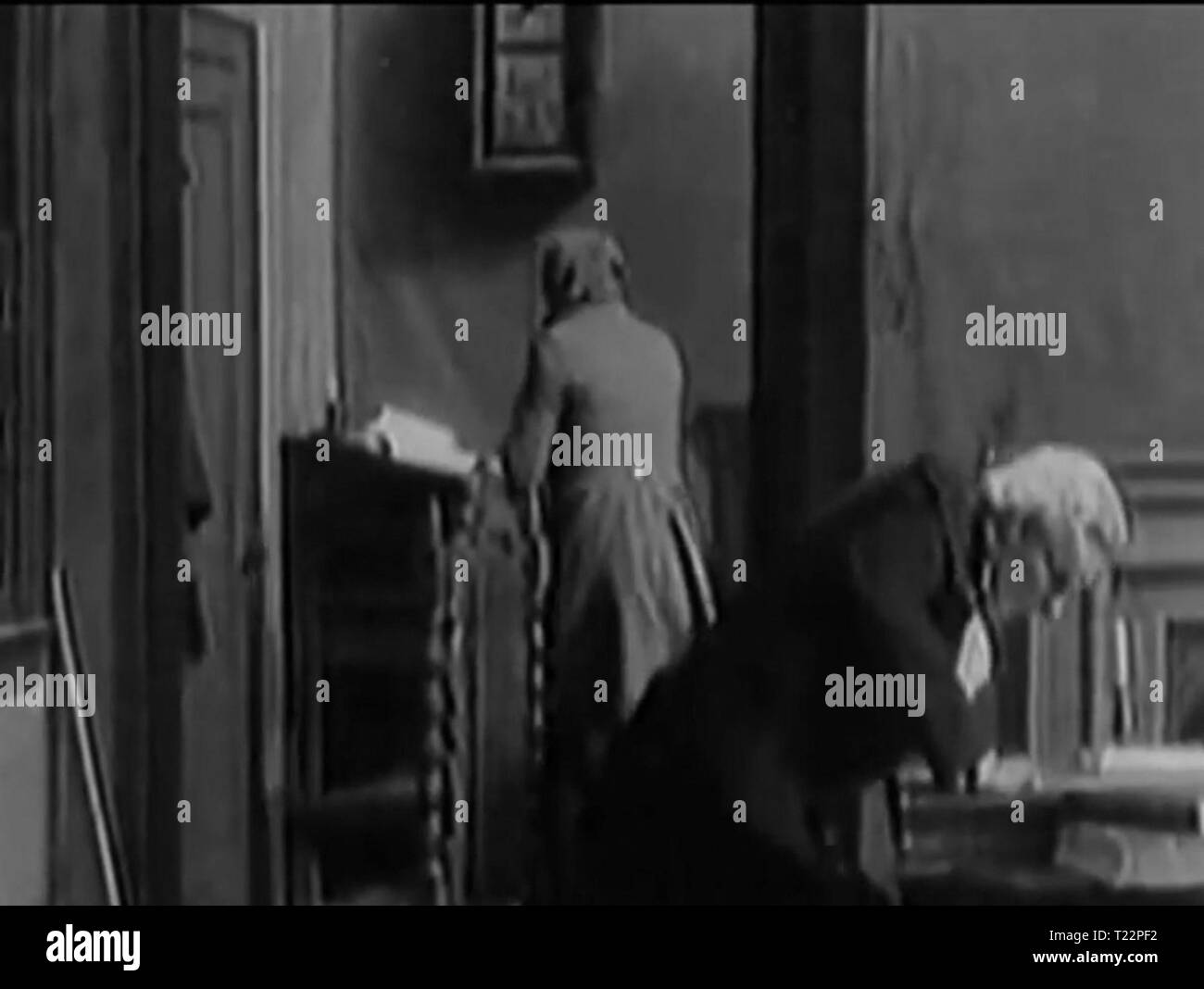 A Christmas Carol vintage screen from the 1800 Edison film Stock Photo ...