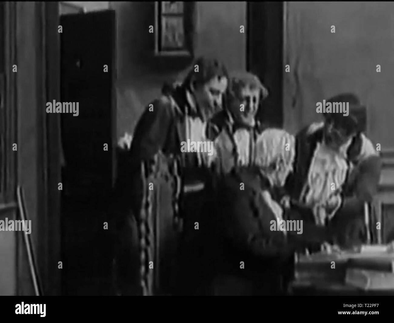 A Christmas Carol vintage screen from the 1800 Edison film Stock Photo ...