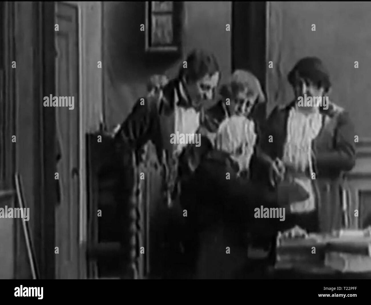 A Christmas Carol vintage screen from the 1800 Edison film Stock Photo ...