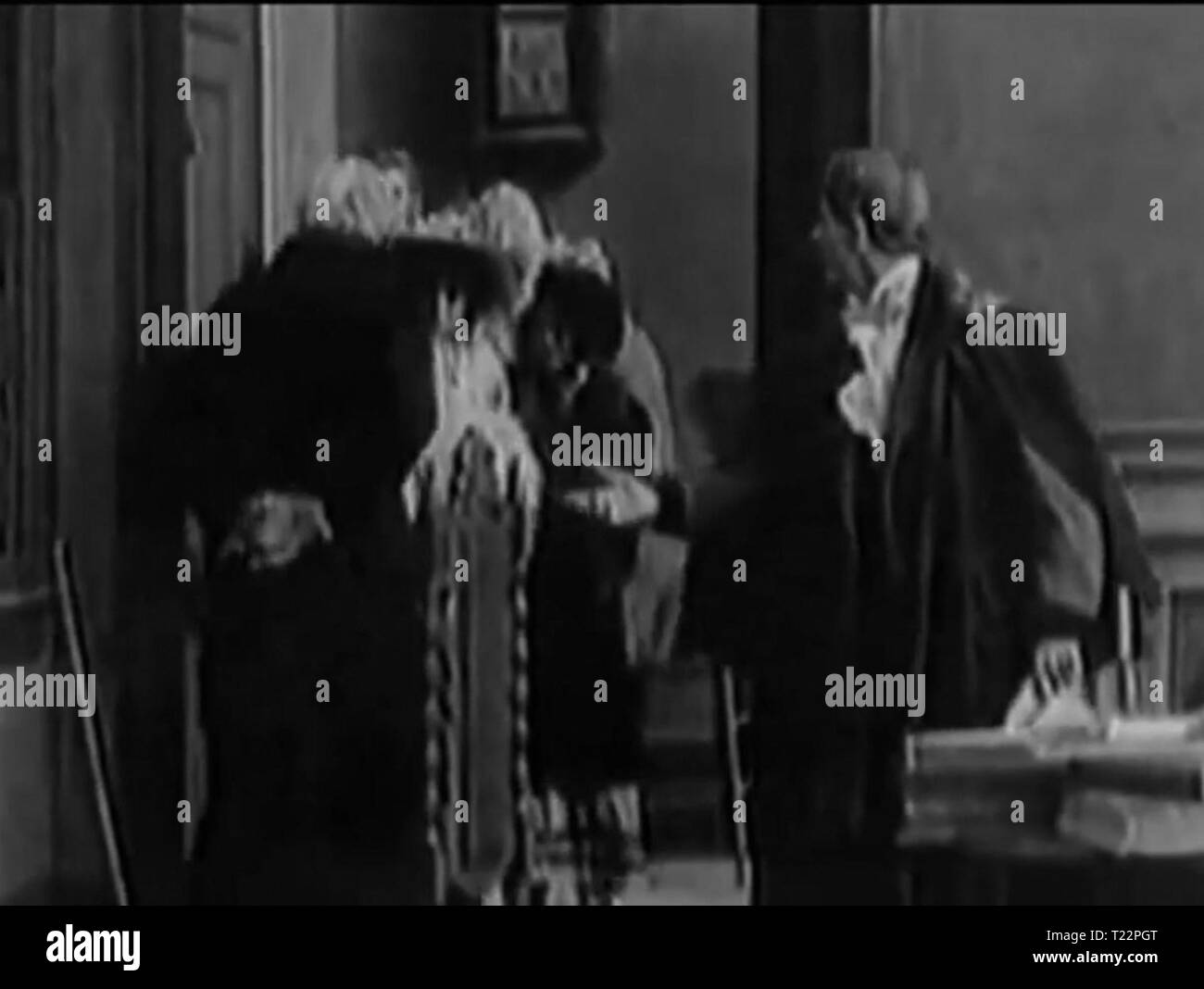 A Christmas Carol vintage screen from the 1800 Edison film Stock Photo ...
