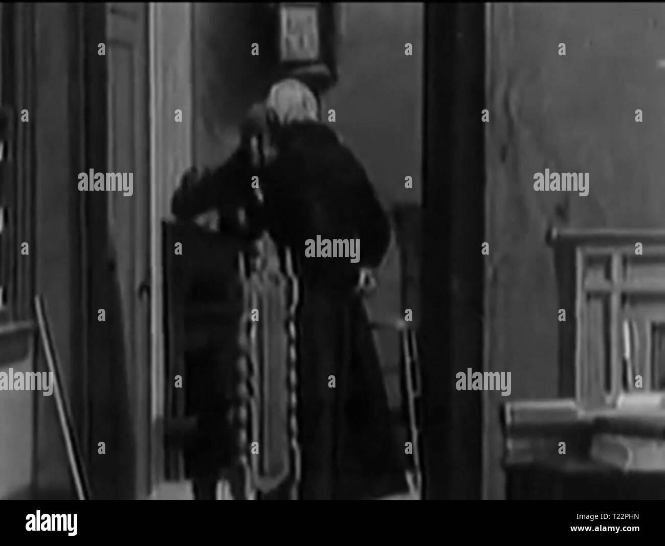 A Christmas Carol vintage screen from the 1800 Edison film Stock Photo ...