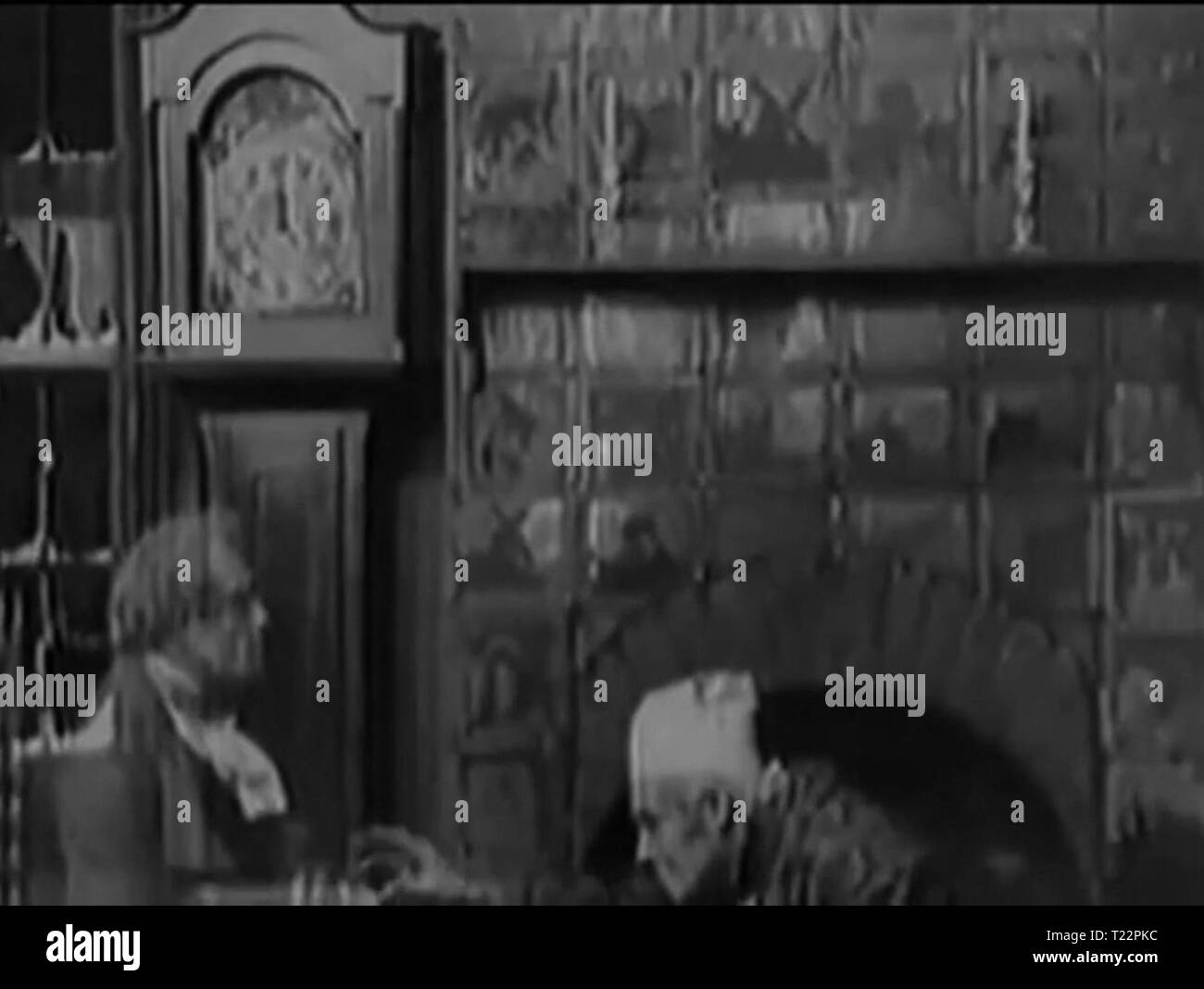 A Christmas Carol vintage screen from the 1800 Edison film Stock Photo ...