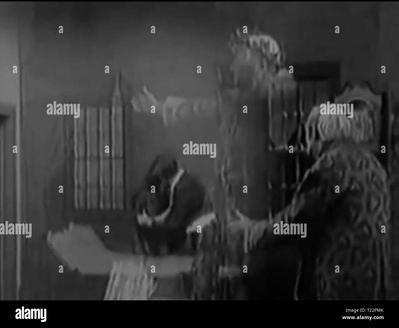 A Christmas Carol vintage screen from the 1800 Edison film Stock Photo ...