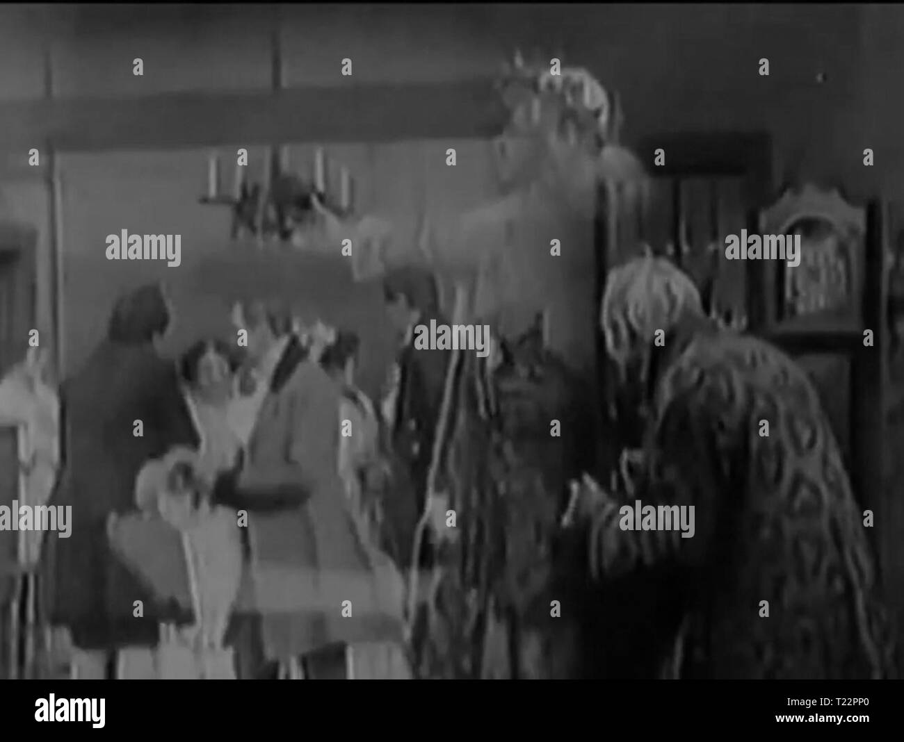 A Christmas Carol vintage screen from the 1800 Edison film Stock Photo ...