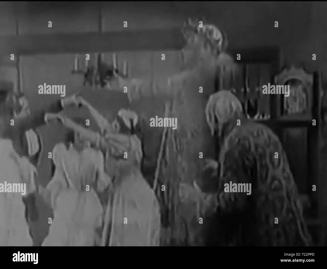 A Christmas Carol vintage screen from the 1800 Edison film Stock Photo ...