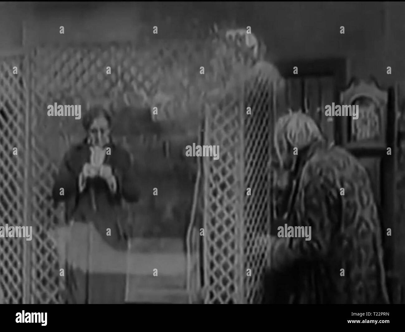 A Christmas Carol vintage screen from the 1800 Edison film Stock Photo ...