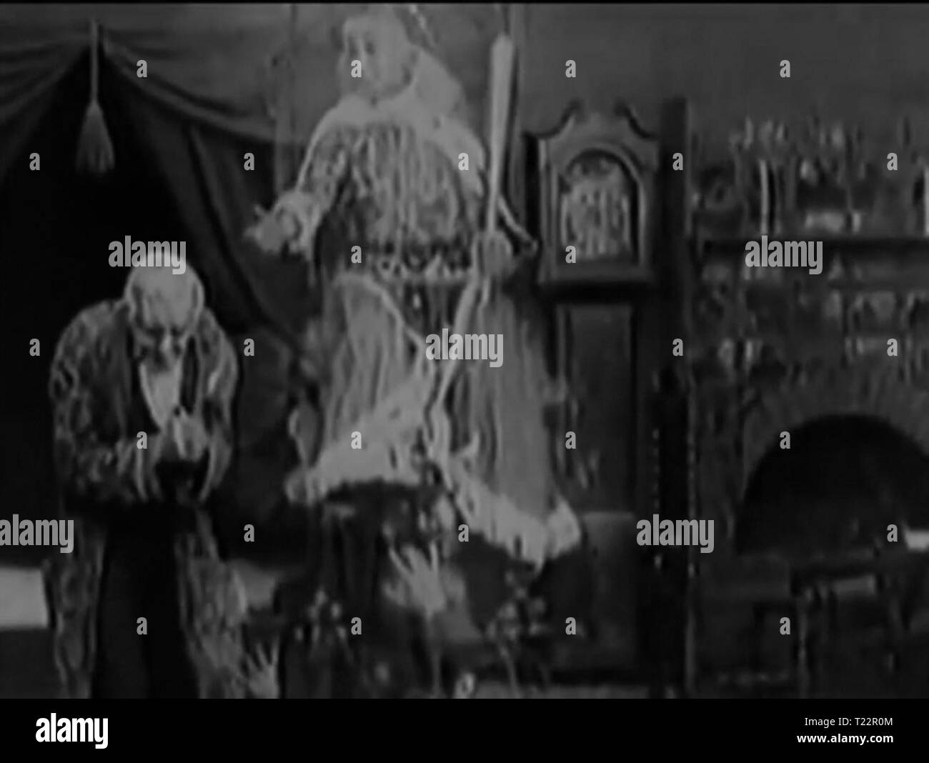 A Christmas Carol vintage screen from the 1800 Edison film Stock Photo ...