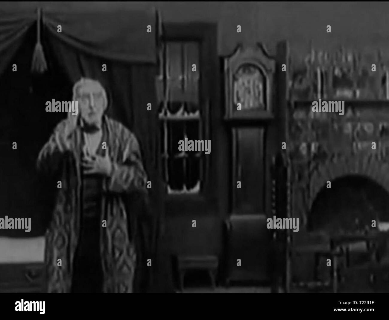 A Christmas Carol vintage screen from the 1800 Edison film Stock Photo ...