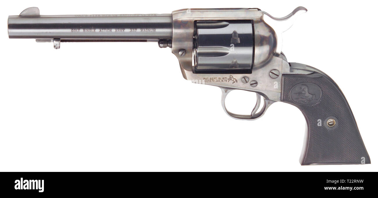 Small arms, revolver, Colt Single Action Army Model 1873 Peacemaker ...