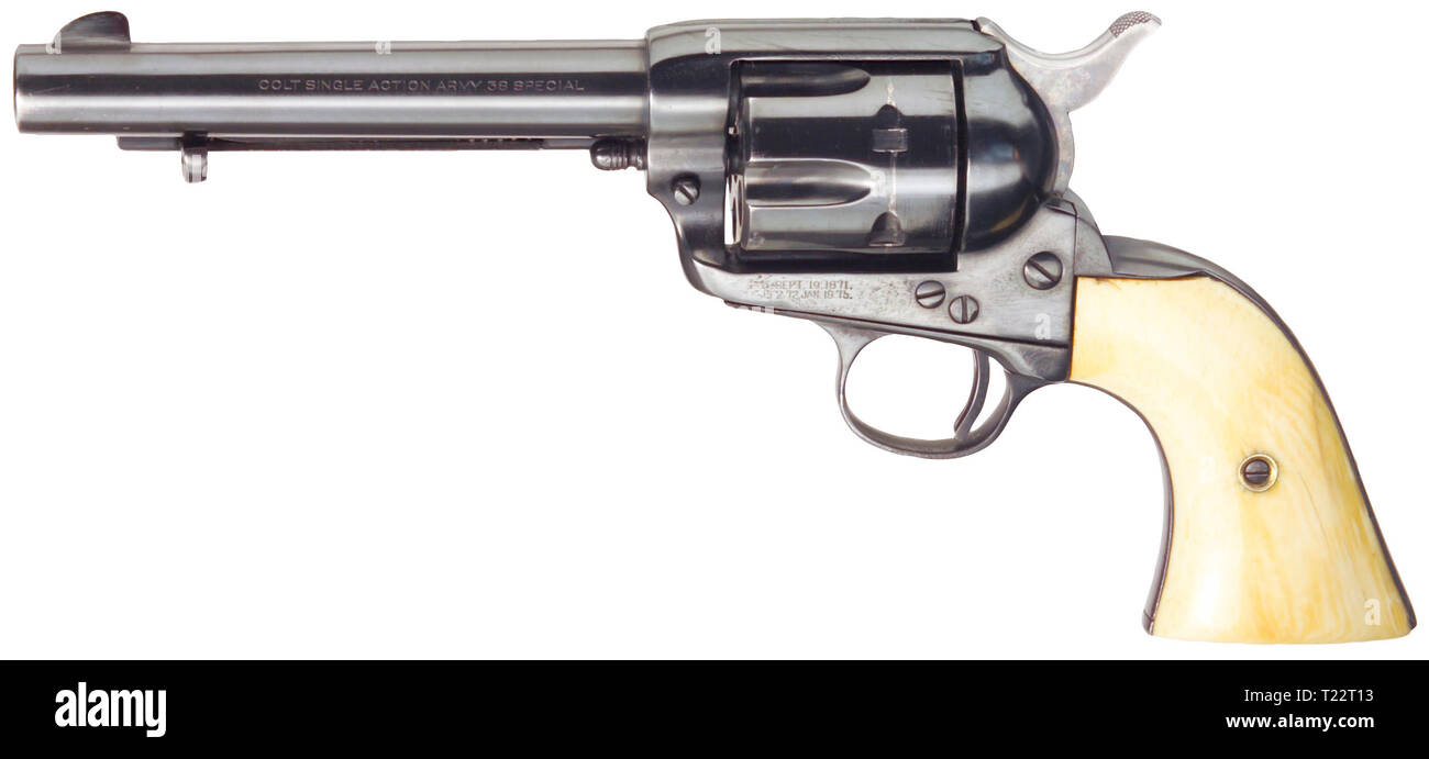 Small arms, revolver, Colt Single Action Army Model 1873 Peacemaker ...