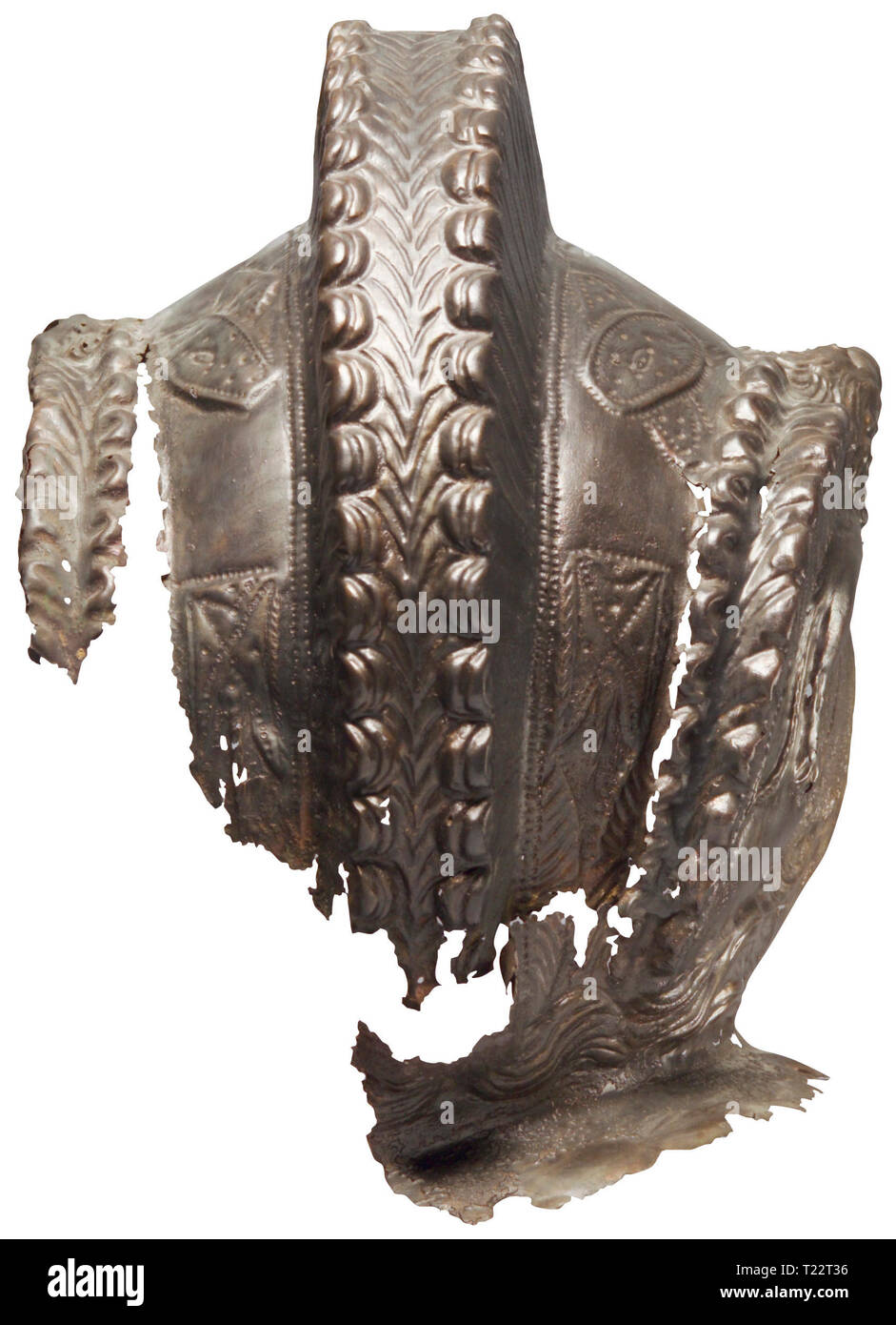 Body armour, helmets, Roman helmet, back part of a cavalry helmet, 2nd ...