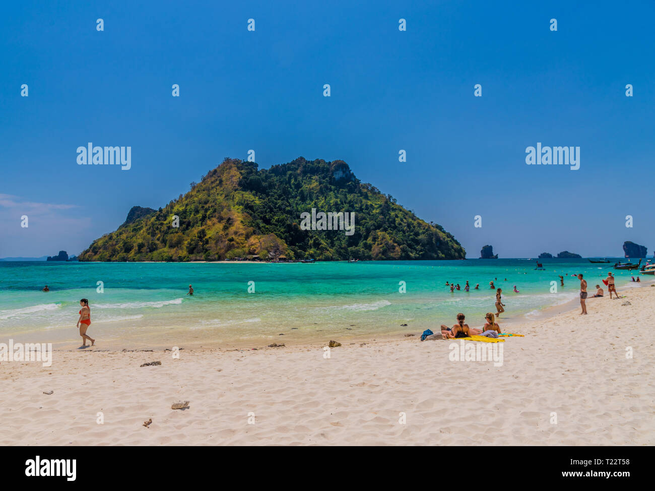 Typical island view hi-res stock photography and images - Alamy