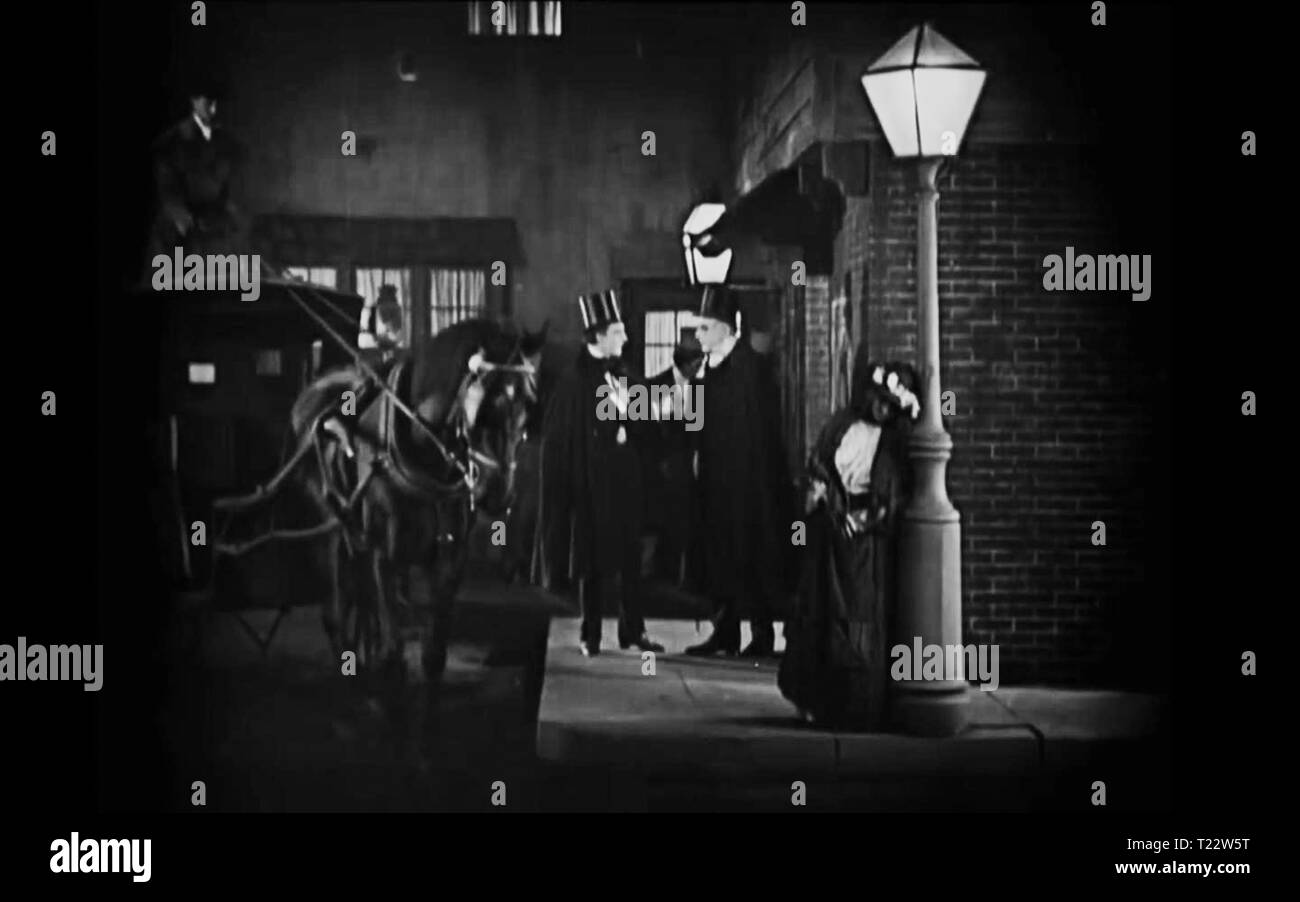 Dr Jekyll and Mr Hyde 1920 movie screen Stock Photo - Alamy