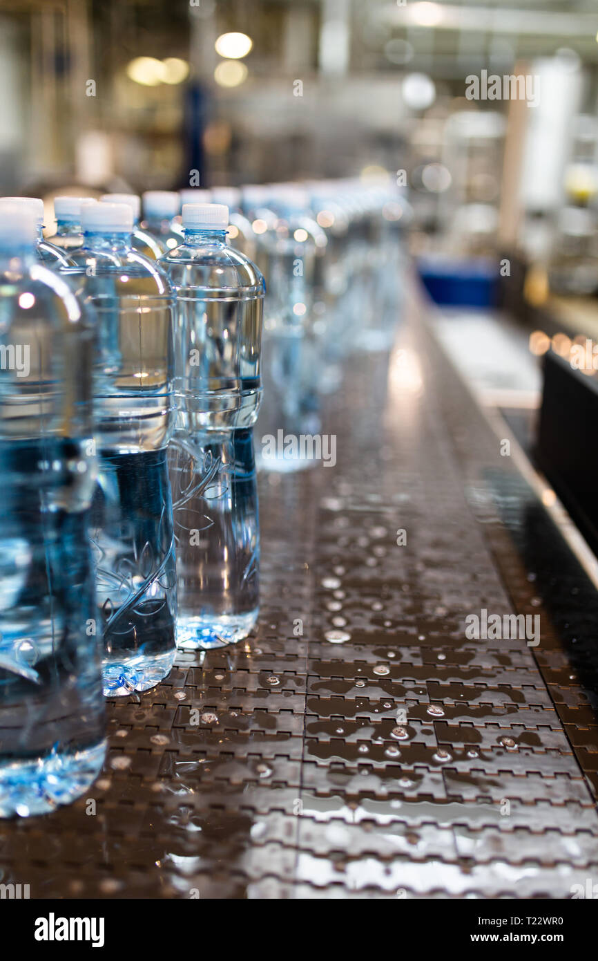Water Bottling factory Stock Photo - Alamy