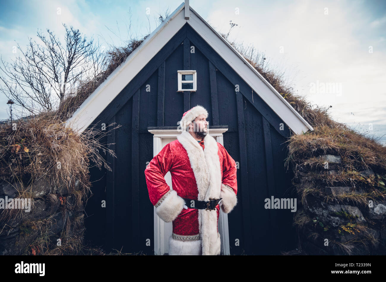 Santa cabin hi-res stock photography and images - Alamy