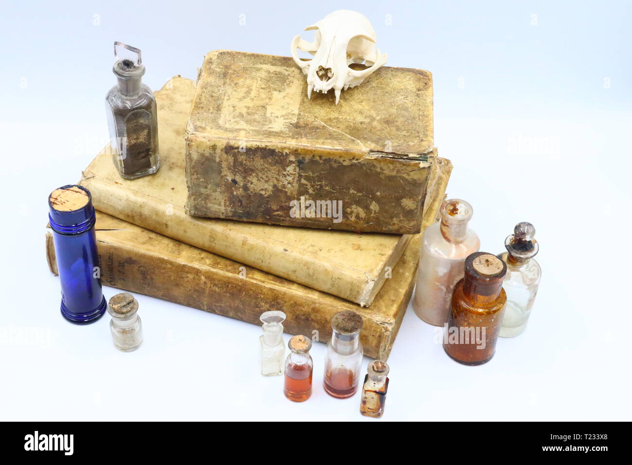 Antique Medicine Bottles, 1800s Victorian Era Stock Photo - Alamy
