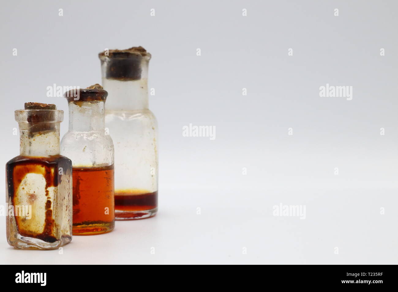Antique Medicine Bottles, 1800s Victorian Era Stock Photo - Alamy