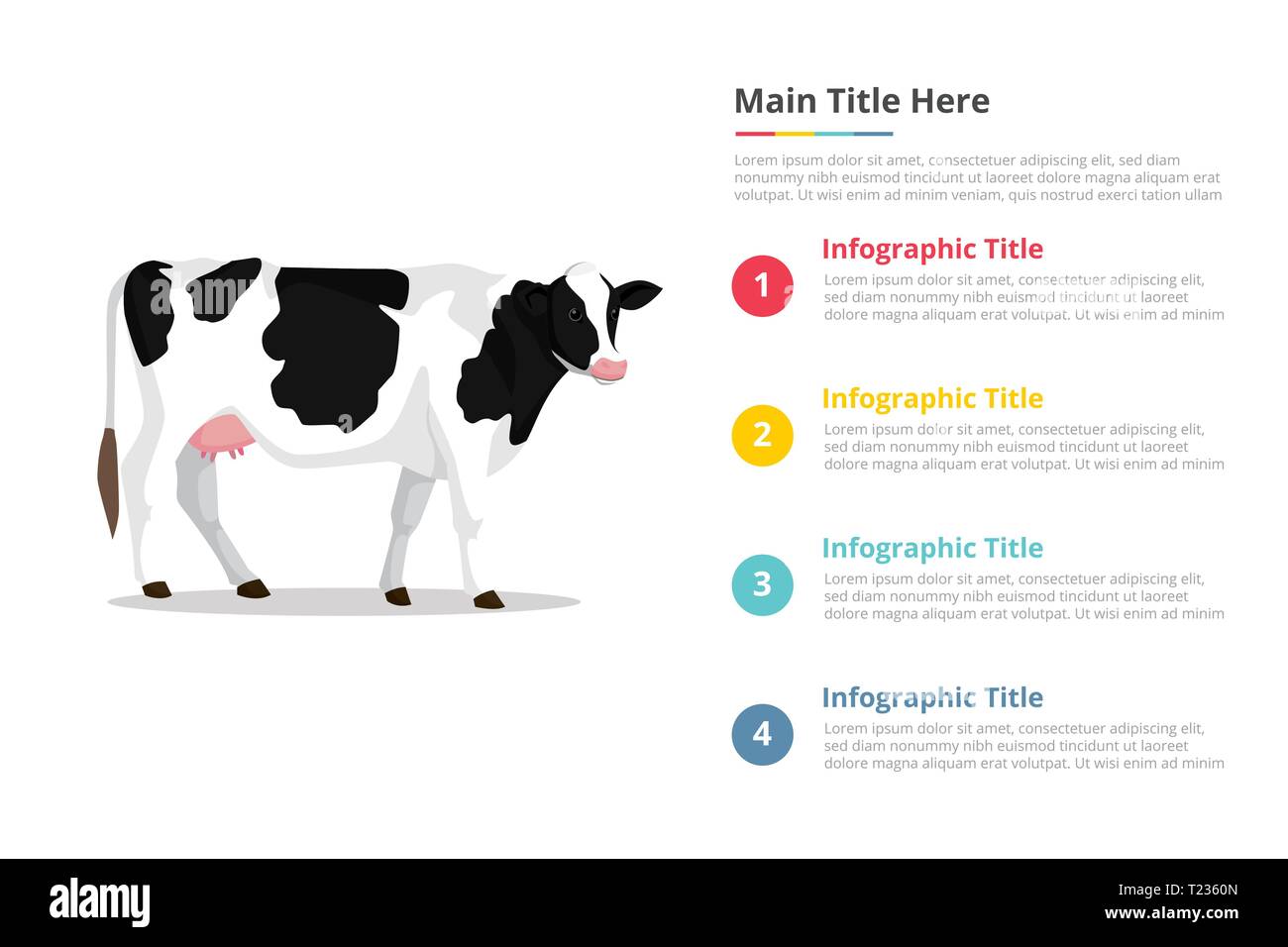 Cow steps Stock Vector Images - Alamy