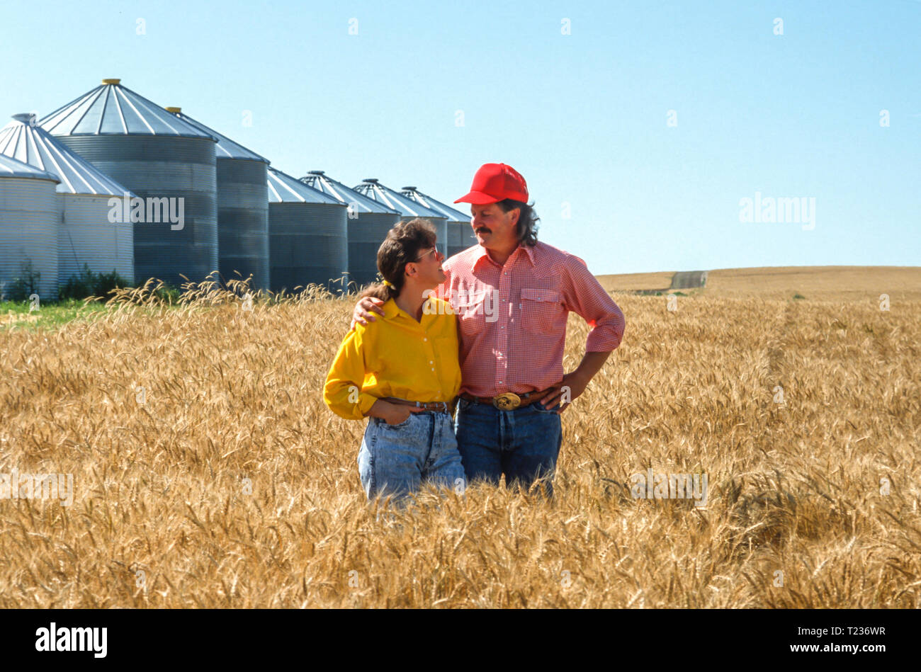 American wheat farmers hi-res stock photography and images - Alamy