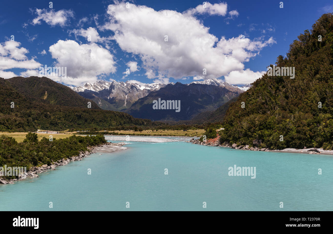 Whataroa River in New Zealand Stock Photo - Alamy