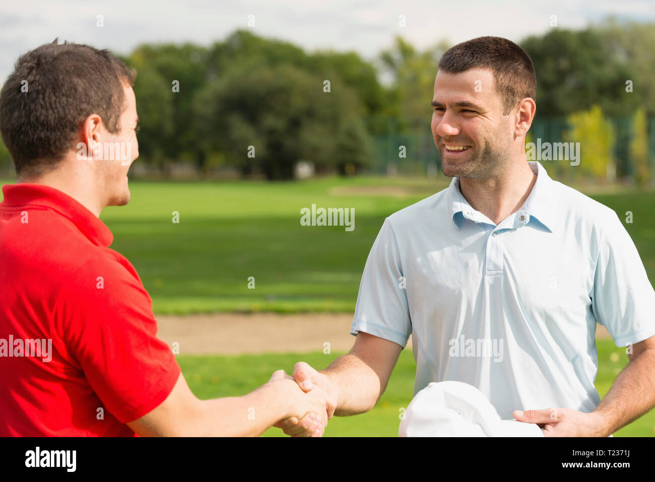 Congratulating positive hi-res stock photography and images - Alamy