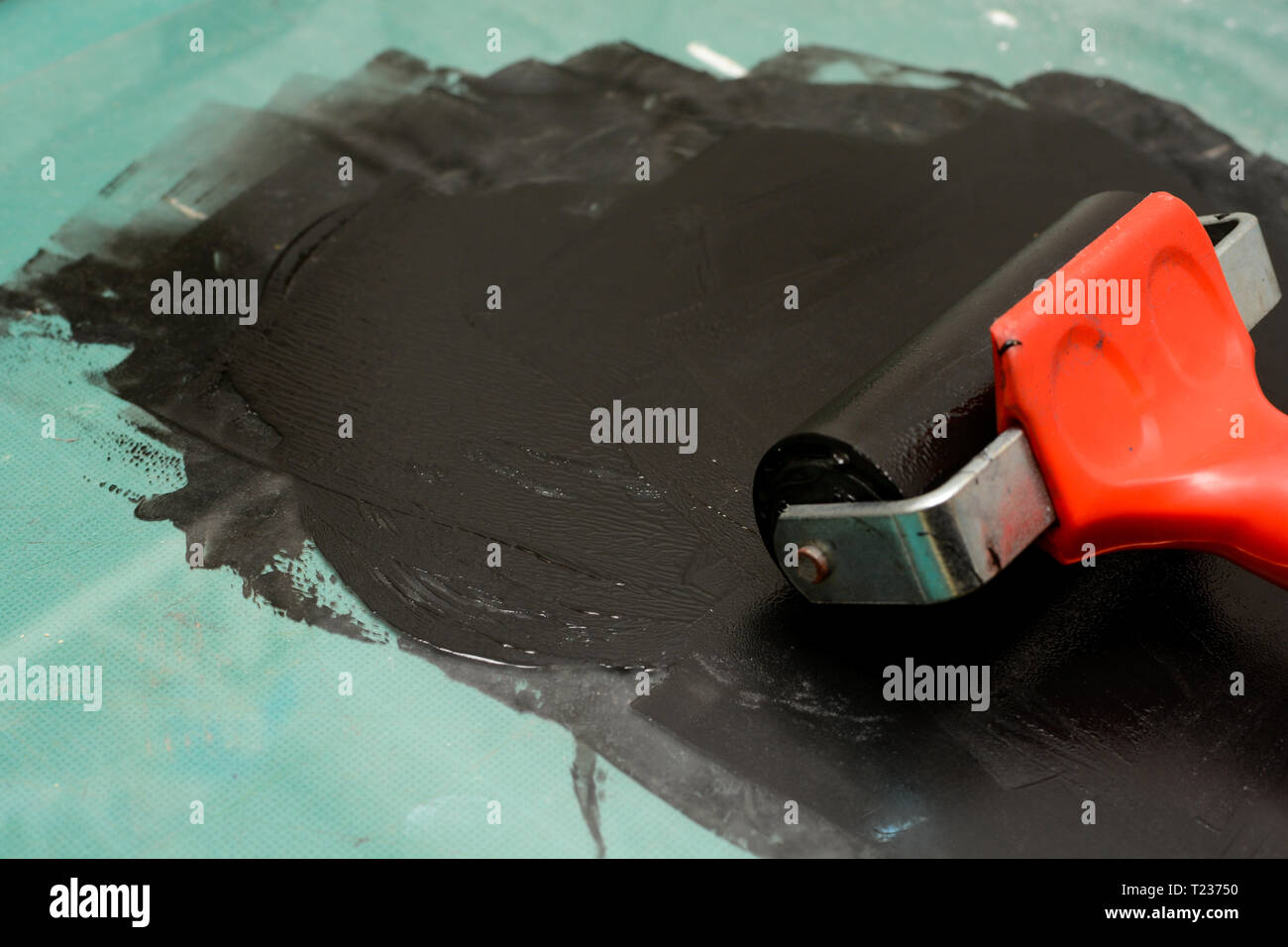 Ink roller texture hi-res stock photography and images - Alamy