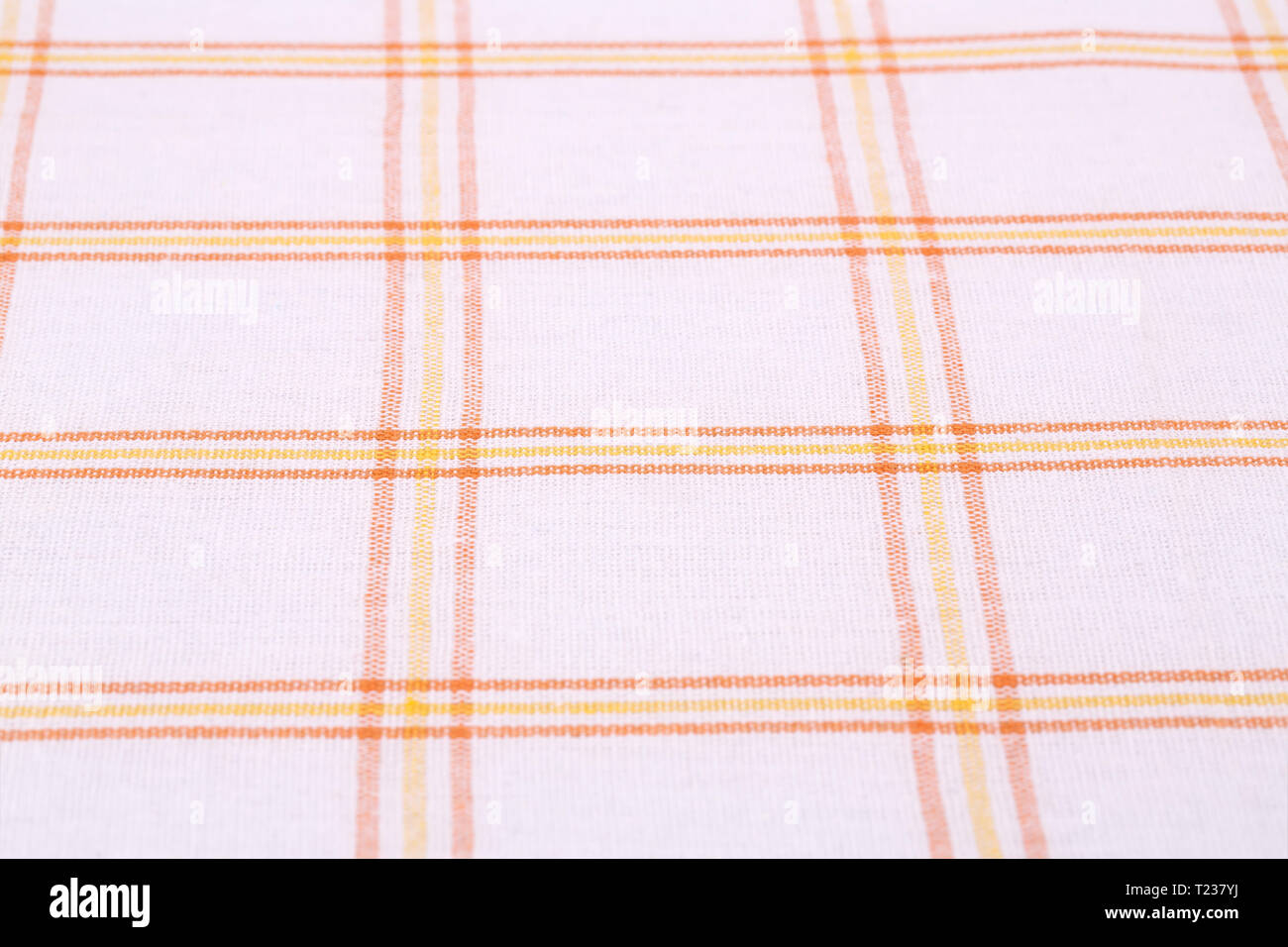 Checkered tablecloth texture as a background, closeup picture Stock ...