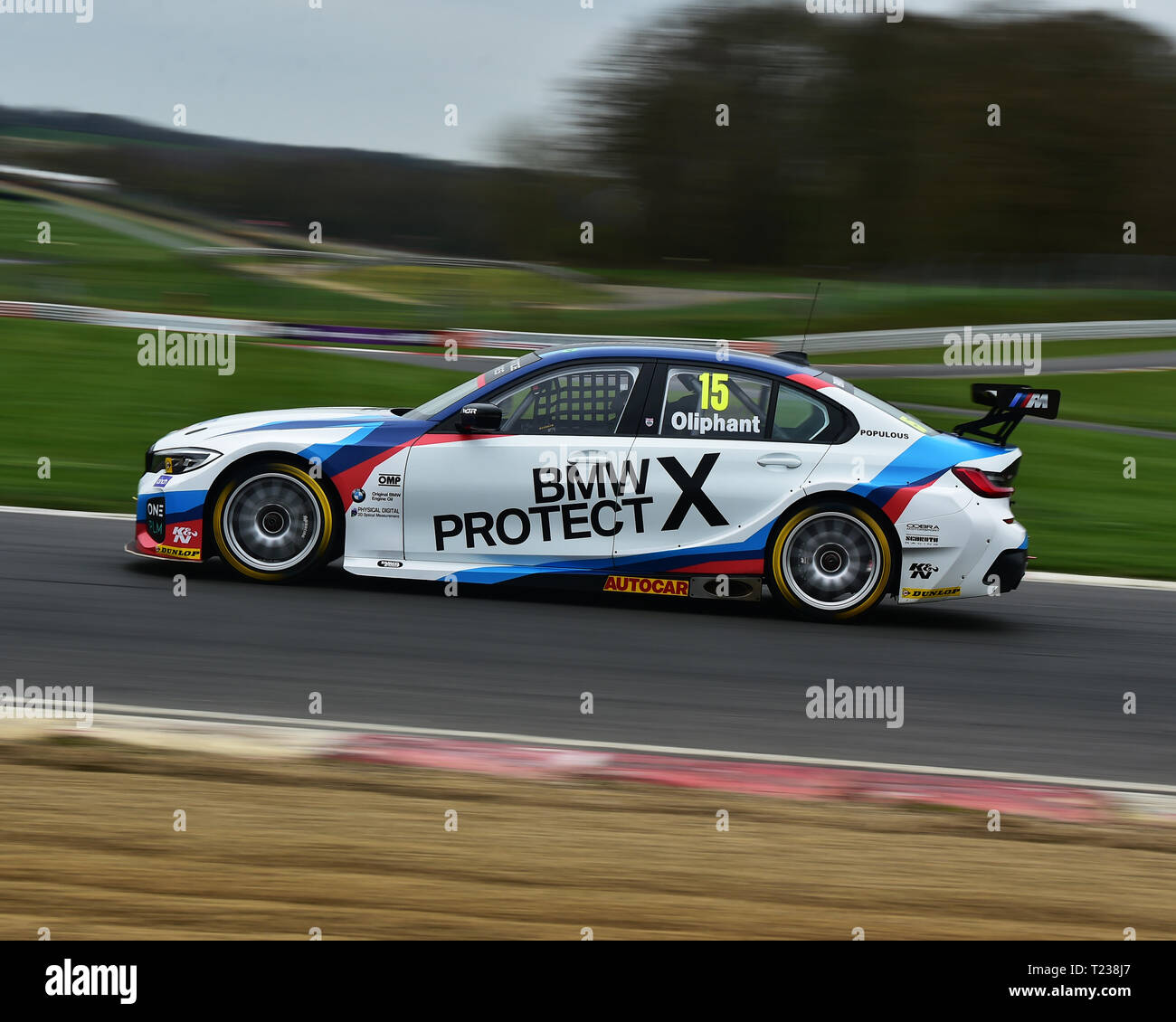 Tom Oliphant, BMW 330i M Sport, BTCC launch day and media event, Brands ...