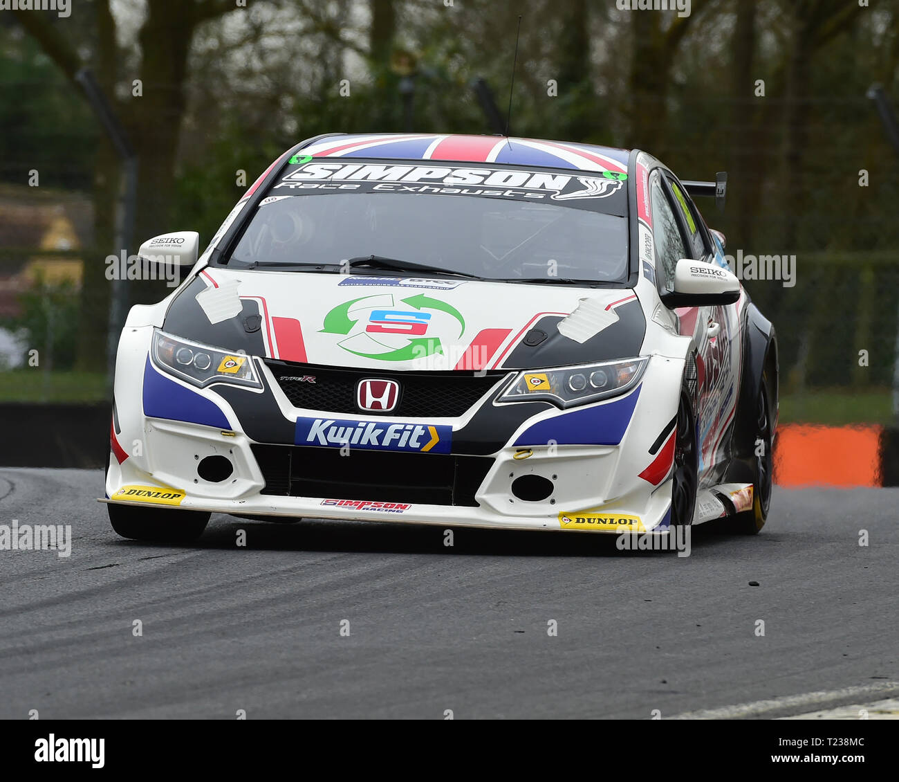 Btcc honda civic type driver hi-res stock photography and images - Alamy