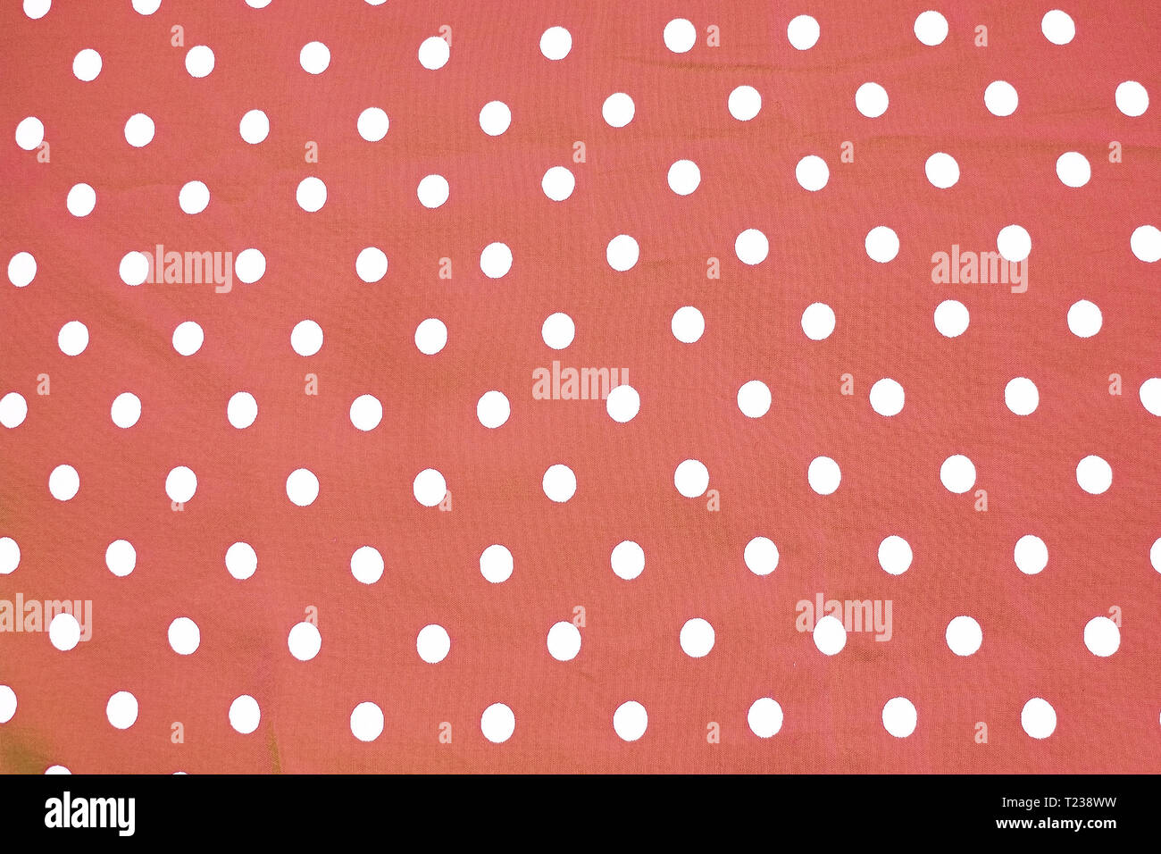 Coral Polka Dot Background